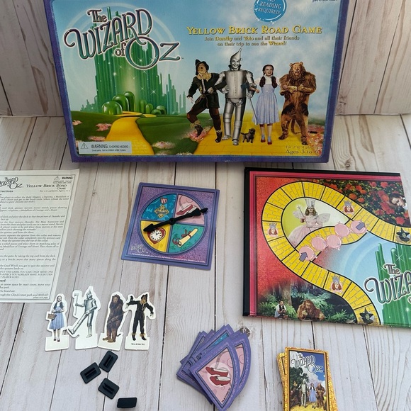 Pressman | Games | The Wizard Of Oz Yellow Brick Road Board Game By ...